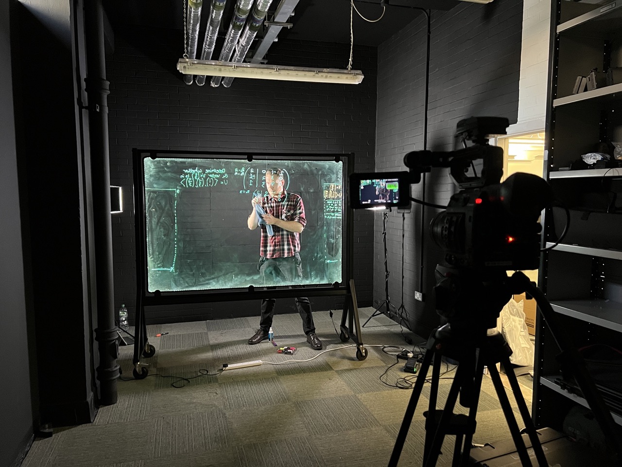 Lessons from the studio: how to use a lightboard - Online Education